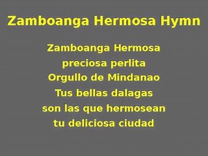 Zamboanga Hermosa Hymn (OGV)