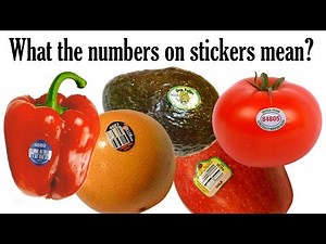 What does the number on your fruit and veggie sticker mean?
