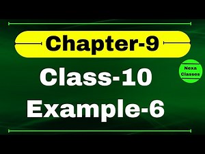 Class10 Example6 Chapter 9 || Class10 Chapter9 NCERT Example6 || Chapter9 Example6 Class10 Math