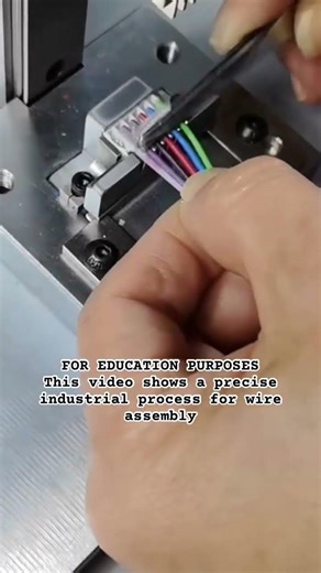 Electronics Assembly #Manufacturing #IDCCrimping #IndustrialAutomation #WireHarness #Engineering