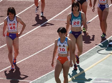 美女アスリート揃いの国体成年女子トラック競技100m走