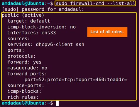 The Firewall Cmd Command In Linux Practical Examples