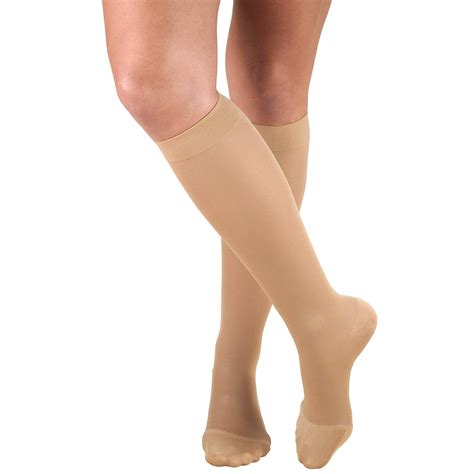 Truform 0363 Opaque Knee High Stockings 20 30mmHg Beige XL 1 Pr