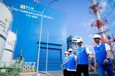 PLN Resmikan Pengoperasian Pembangkit Listrik Tenaga Gas Dan Uap Tambak