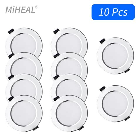 Spot Lumineux Led Encastrable Pour Le Plafond Disponible En Trois