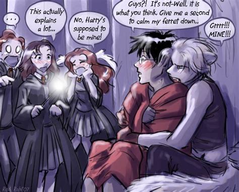 Draco Malfoy And Harry Potter Fan Art