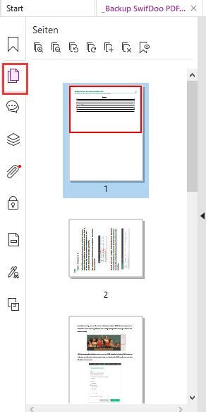 PDF Seiten löschen schnell und kostenlos SwifDoo PDF