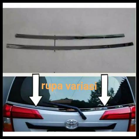 Jual Lis List Kaca Pintu BAGASI Belakang Toyota Calya Daihatsu Sigra