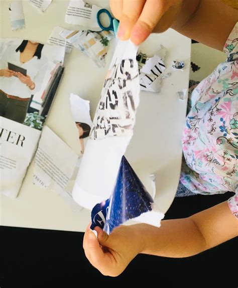 Collage Figuras Dibujos Para Rellenar Con Papel Rasgado Tecnicas Mi