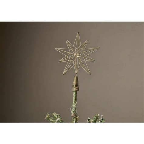 Gold Star Christmas Tree Topper Brass Christmas Tree Topper Star Gold