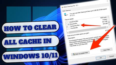 How To Clear Cache In Windows 11 YouTube