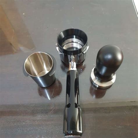 Promo Paket Naked Portafilter Ec Dosing Cup Ring Tamper Klik