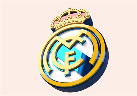 FC REAL MADRID 3D LOGO 3D MODEL CGTrader