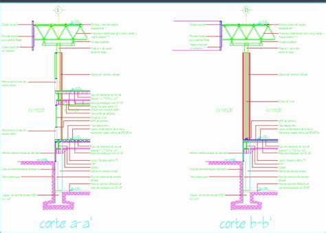 Cortes Por Fachada En AutoCAD Descargar CAD 69 52 KB Bibliocad