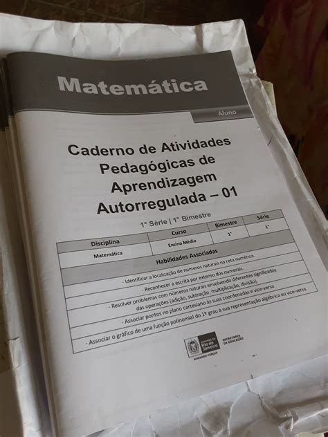caderno de atividades pedagógicas de aprendizagem autorregulada 01
