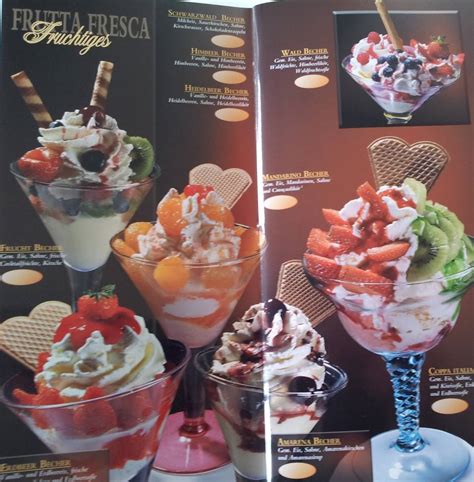 Speisekarte von Eiscafé La Dolce Vita cafe Hahnstätten