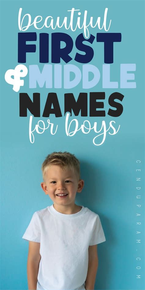 Boy First And Middle Name Combinations That Are Too Cute Baby Boy