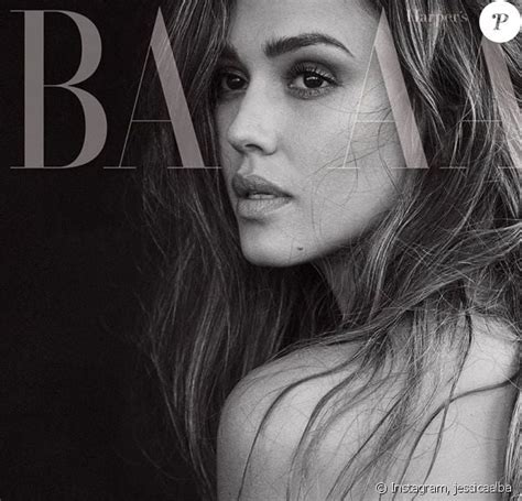 Jessica Alba Topless En Couv Du Bazaar Elle Livre Les Secrets De Son