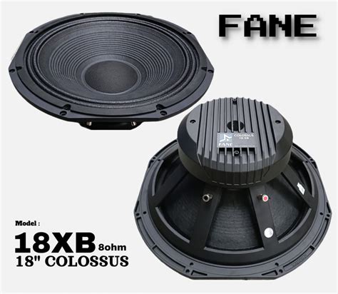 Speaker Komponen Inch Fane Xb Fane Xb Colossus Original