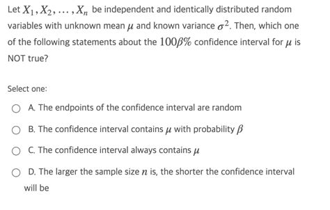 solved let x1 x2 xn be independent and identically