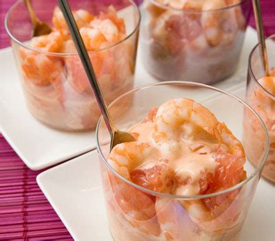 Cocktail de crevettes pour 6 personnes Recettes Elle à Table
