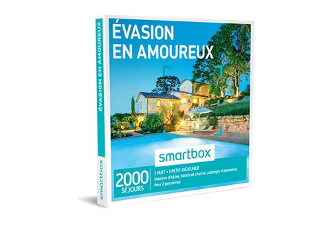 Coffret Cadeau Vasion En Amoureux Smartbox