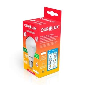 Lampada Led 9w Ourolux Bivolt Branca 6500k Leroy Merlin