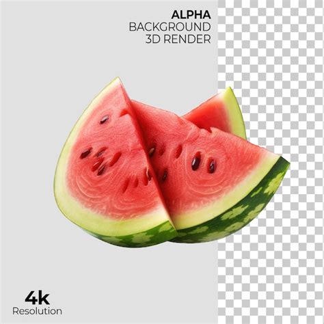 Premium Psd Watermelon On Transparent Background