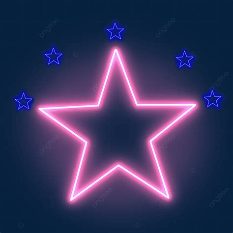 Topo 95 Imagem Estrela Rosa Neon Png Br Thptnganamst Edu Vn