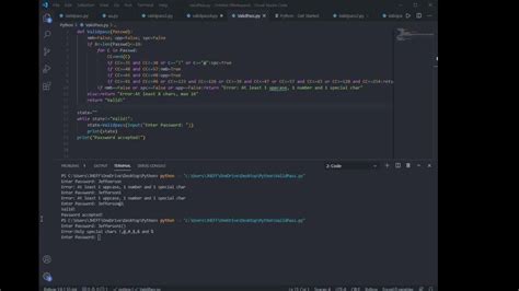 python evaluar validar una contraseña en 4 metodos youtube