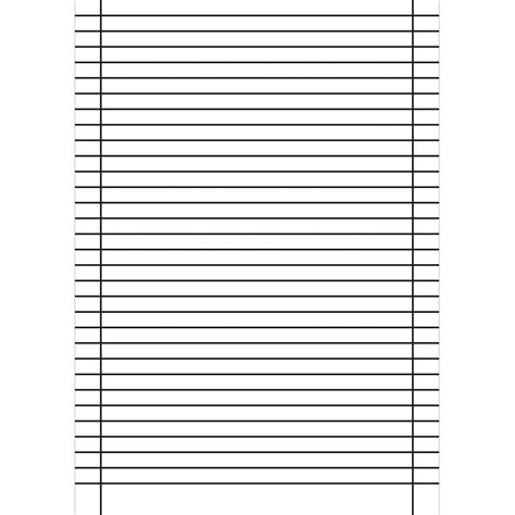 Linienblatt Druckvorlage