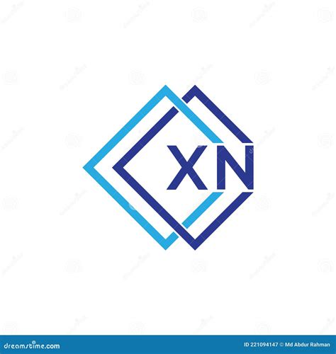 XN Letter Logo Design On Black Background XN Creative Initials Letter