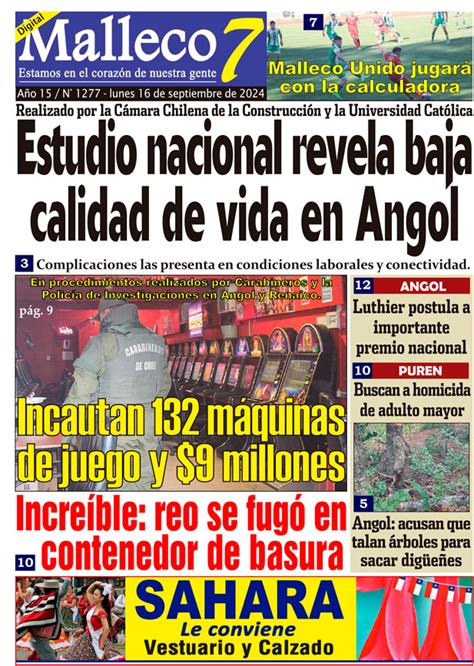 Edición Lunes 16 de septiembre de 2024 Malleco 7