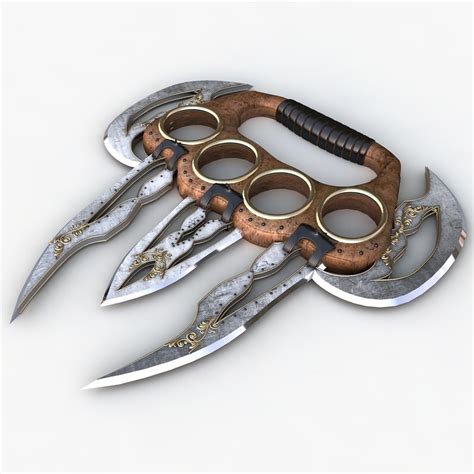 Brass Knuckles 3d Max