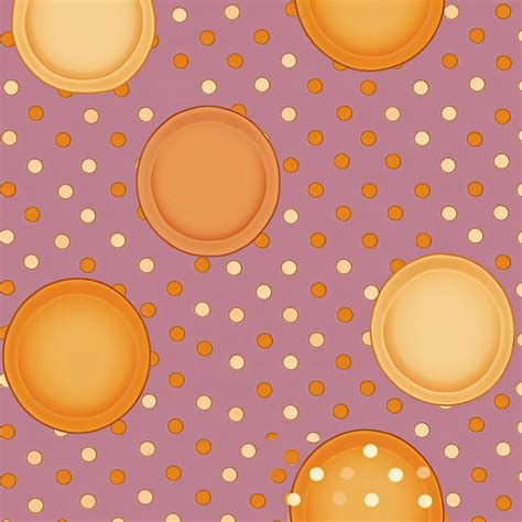 Premium AI Image Seamless Pattern With Circles And Polka Dots Vector