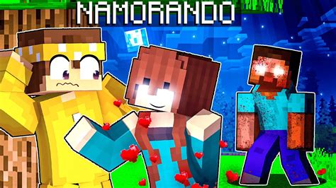 ESTOU NAMORANDO A GAROTA HEROBRINE No MINECRAFT YouTube