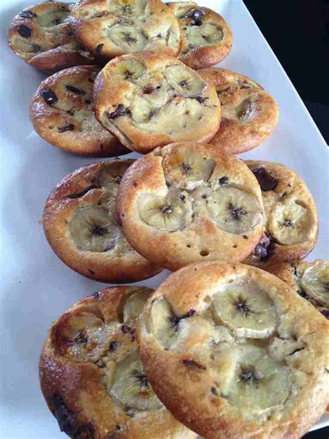 Tartelettes sans pâte bananes chocolat Rachel Cuisine