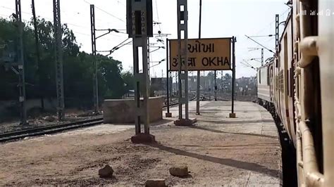 Okha To Dwarka Full Journey Compilation 19210 Okha Bhavnagar