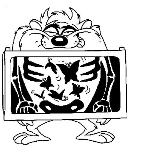 Desenhos De Taz Mania 6 Para Colorir E Imprimir ColorirOnline