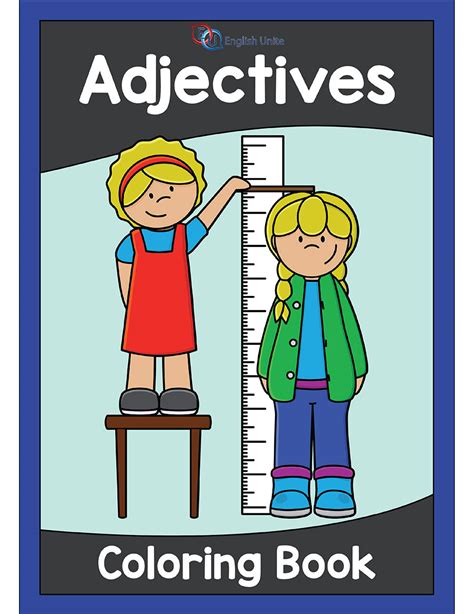 English Unite Coloring Book Adjectives