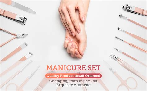 Amazon Juego profesional de manicura pedicura cortaúñas y