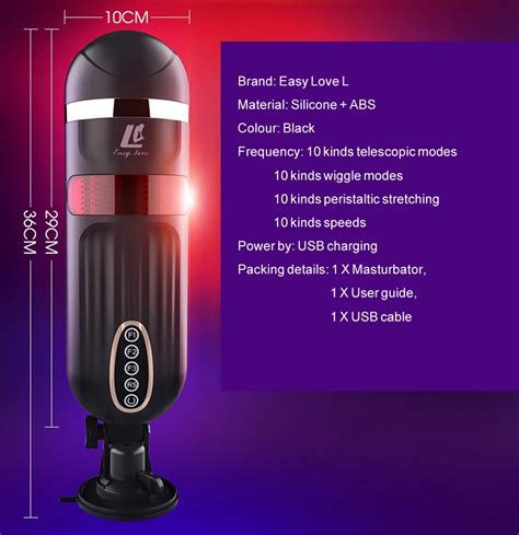 Smart Wiggle Telescopic Male Masturbator 3 Sex Voice Interaction Sex Machine Heating Dual Layer