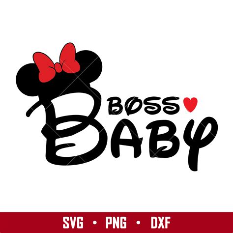 Boss Baby Minnie Svg Minnie Mouse Svg Disney Svg Png Eps Inspire