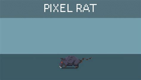 Rat Pixel Art Sprite