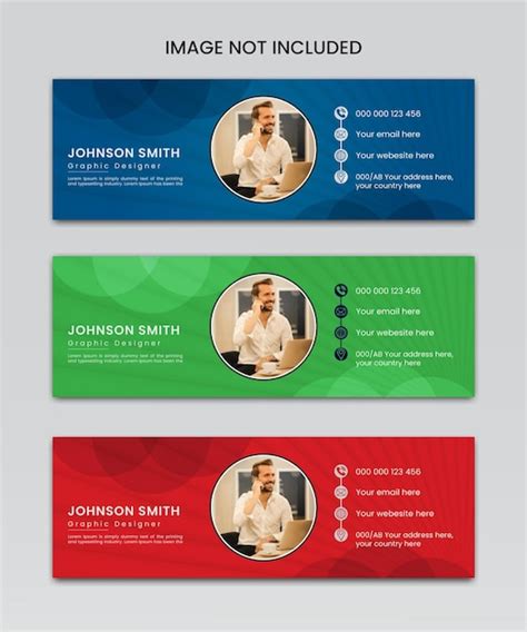 Premium Vector Vector Dark Minimalist Email Signature Design Template