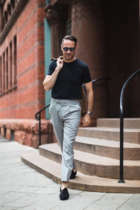 Pulling Off A T Shirt With Dress Pants It S Possible He Spoke Style