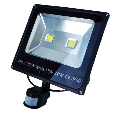 Halogen Lampa Na Wietlacz Led W Z Czujnik Ruchu Halogen W