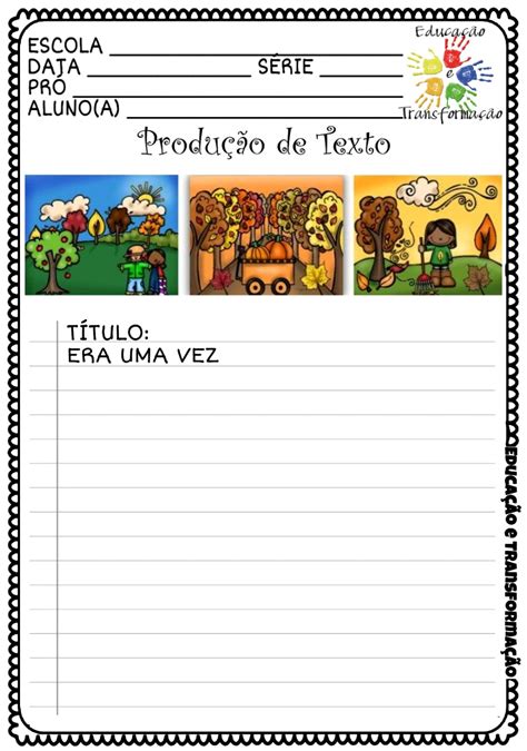Blog Educação e Transformação Produção Textual Atividades de