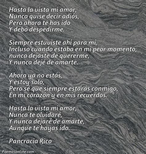 Cinco Mejores Poemas De Despedida Fallecimiento Poemas Online