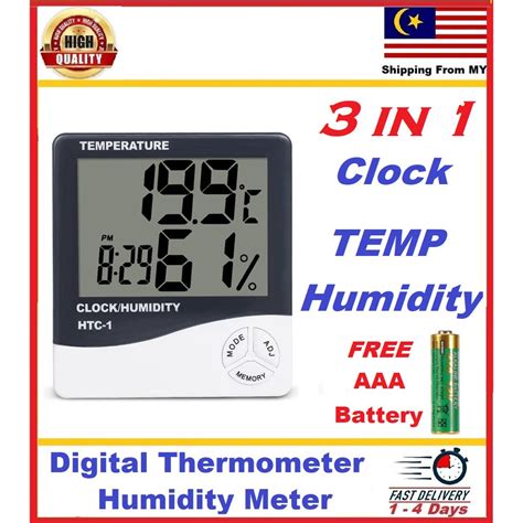 Indoor Room LCD Electronic Temperature Humidity Meter Digital